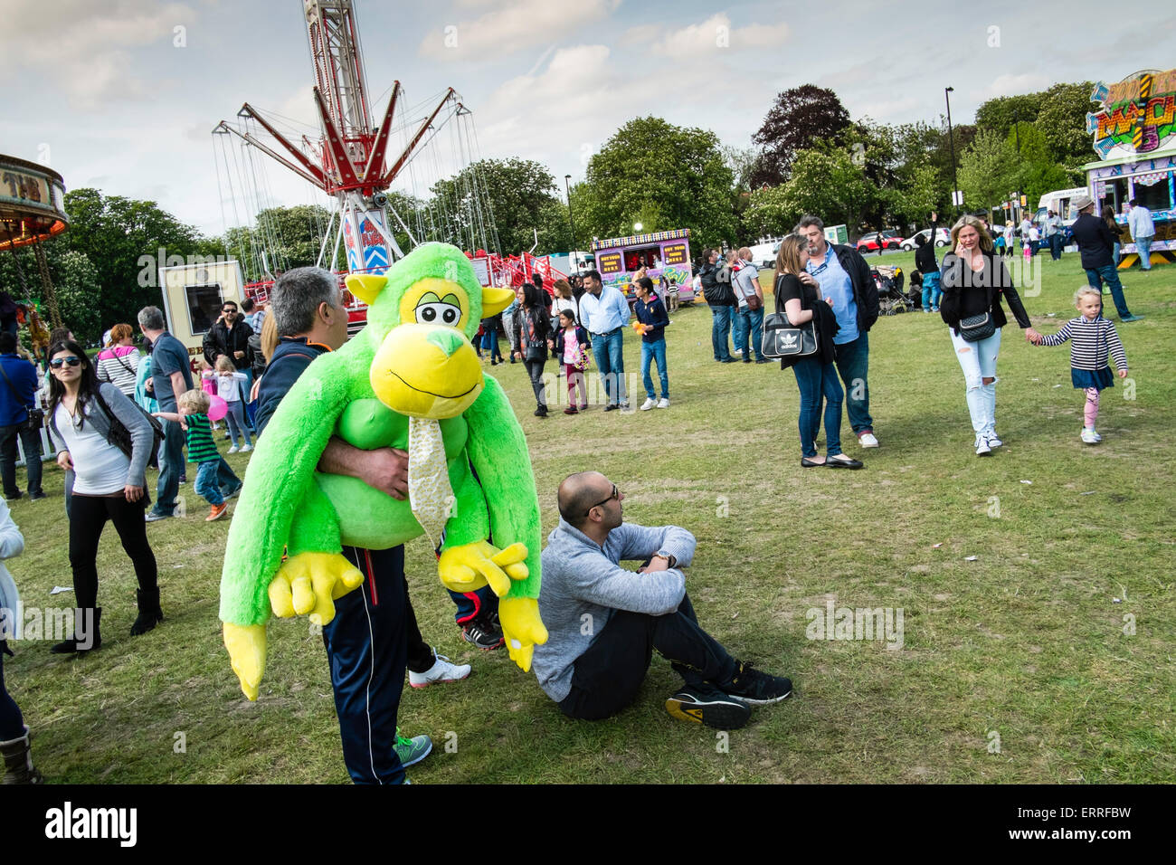 Funfair, Ealing Common, London, United Kingdom Stock Photo - Alamy