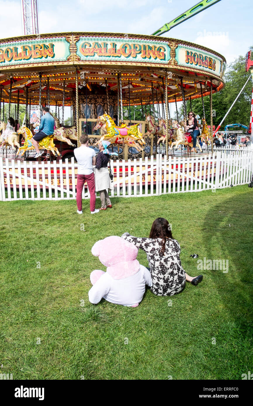 Funfair, Ealing Common, London, United Kingdom Stock Photo - Alamy