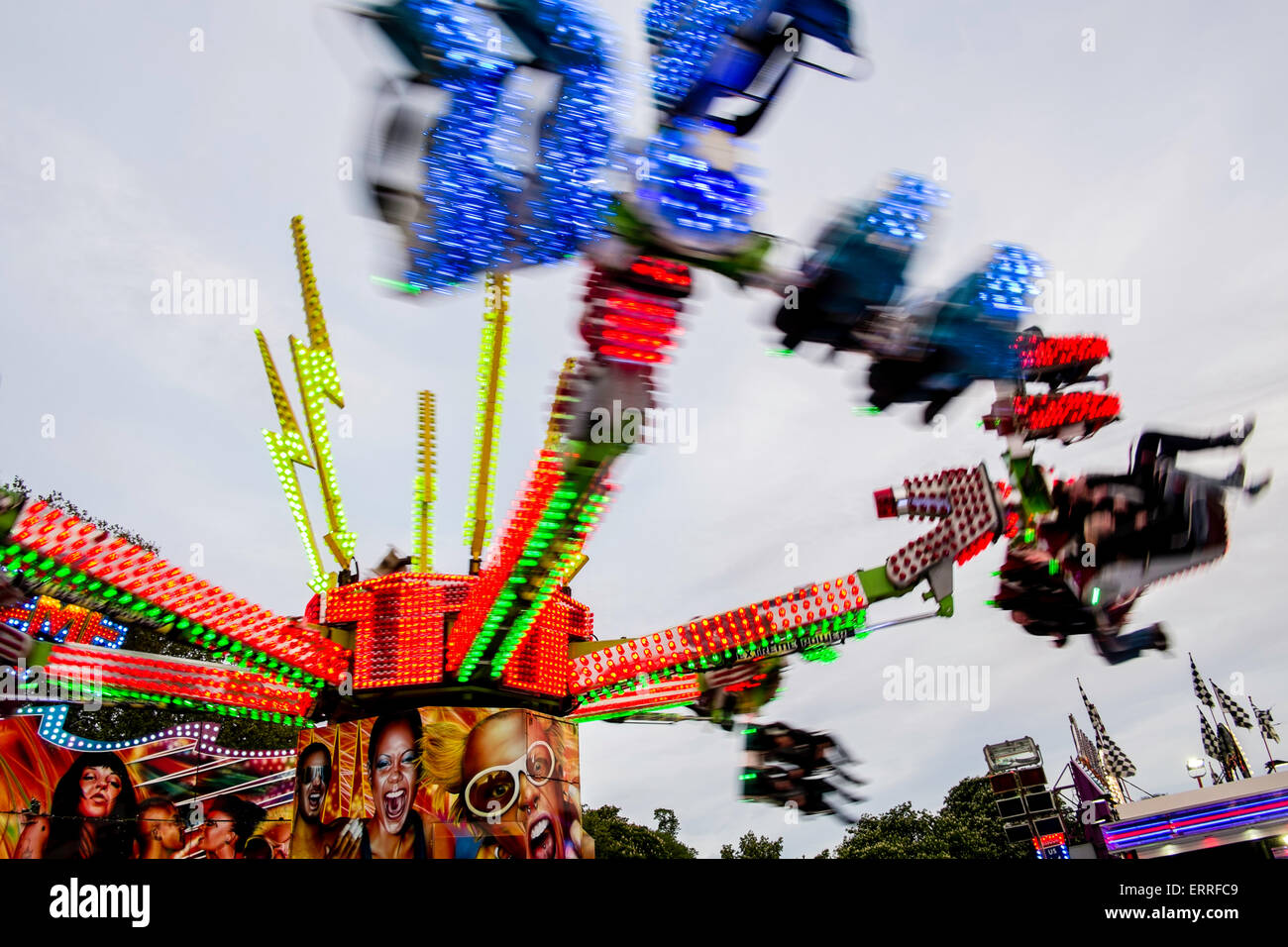 Funfair, Ealing Common, London, United Kingdom Stock Photo - Alamy