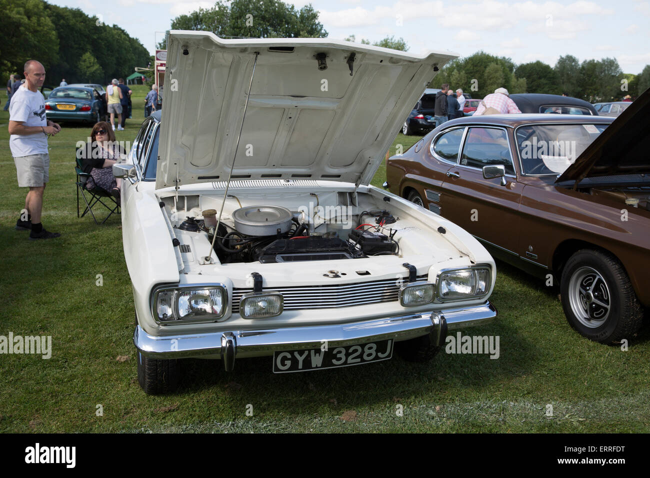 Bromley, UK. 7th June, 2015. Ford capri on display at the Bromley ...