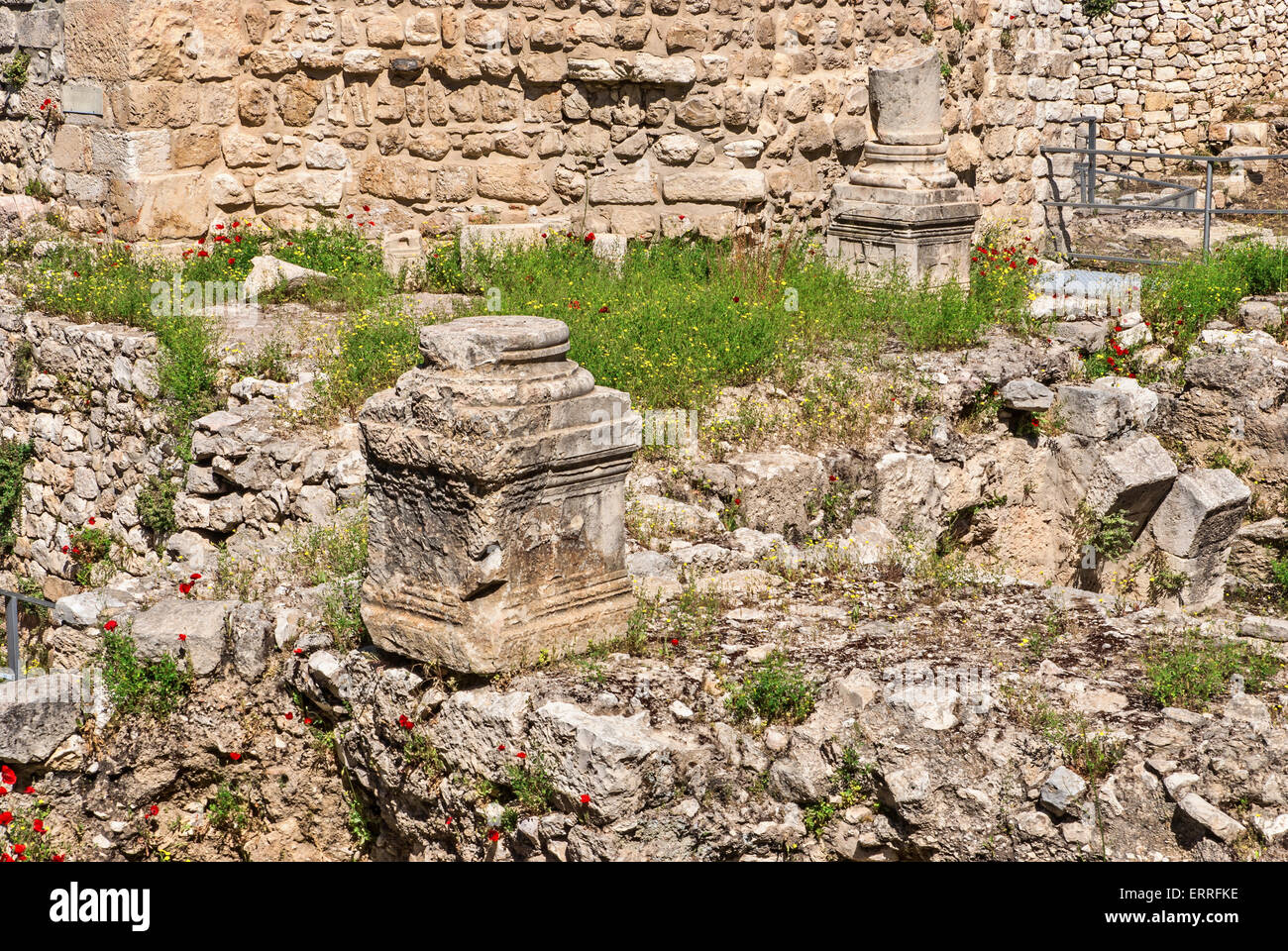 Ruins of the Temple of Serapis in Jerusalem Stock Photo - Alamy