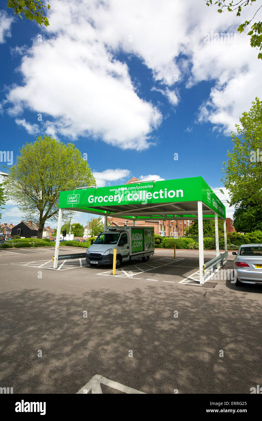 Asda Click & Collect Wolverhampton West Midlands England UK Stock Photo ...