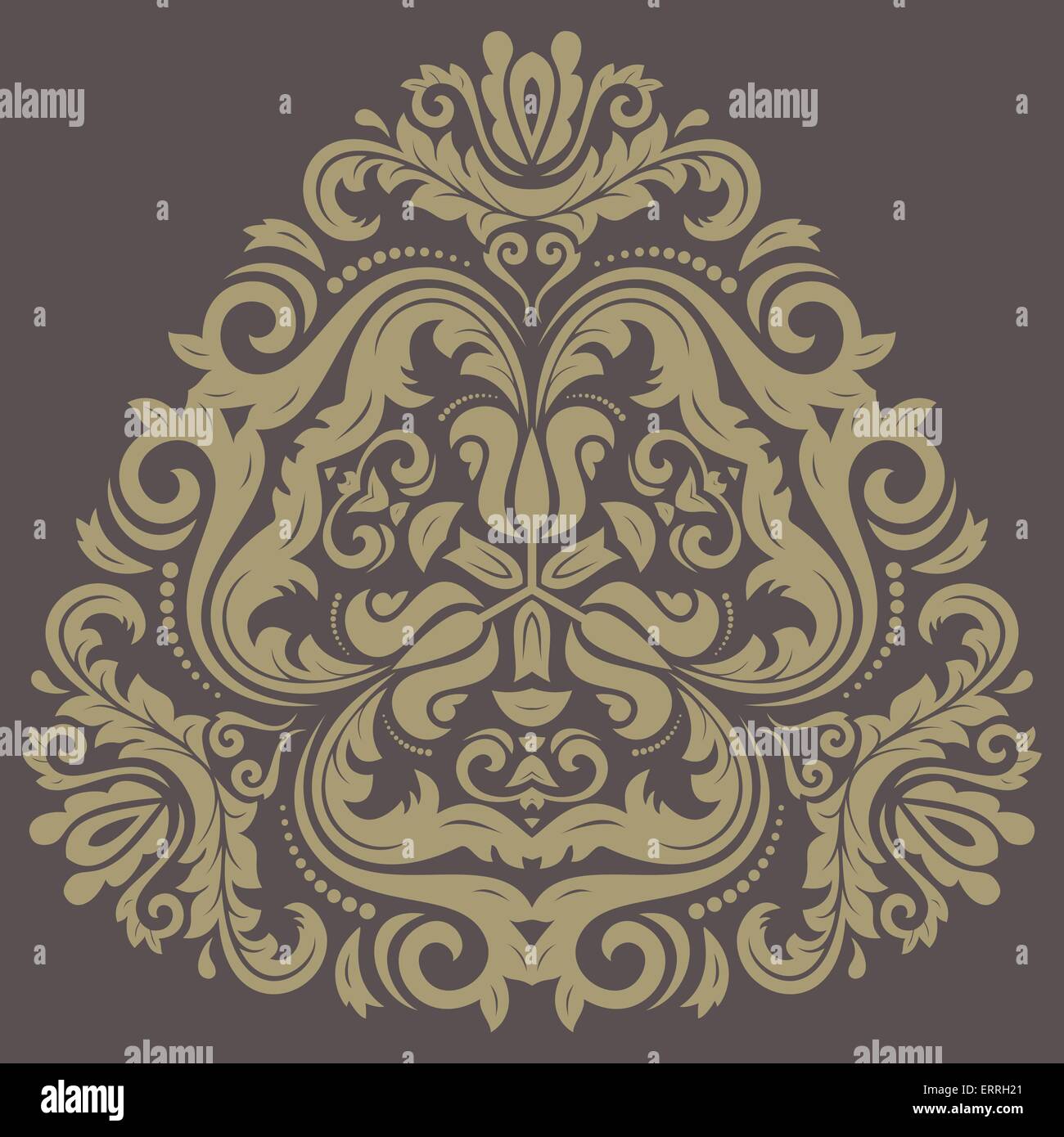 Damask Vector Orient Pattern Stock Vector Image & Art - Alamy