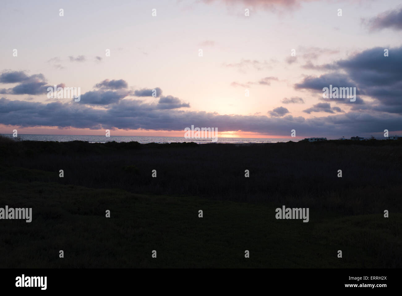 American beach sunset hi-res stock photography and images - Alamy