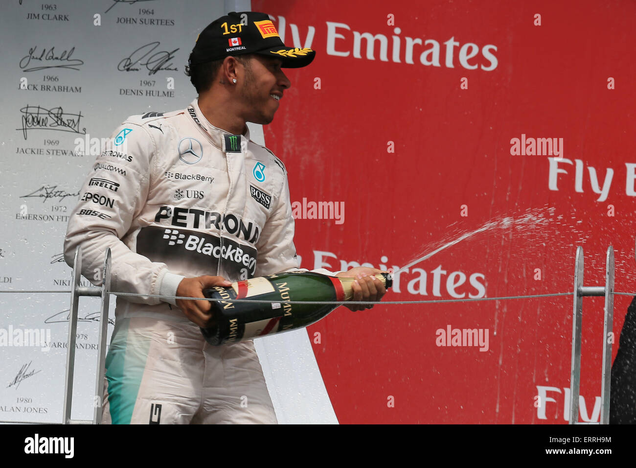 Lewis hamilton 2015 canada hi-res stock photography and images - Alamy
