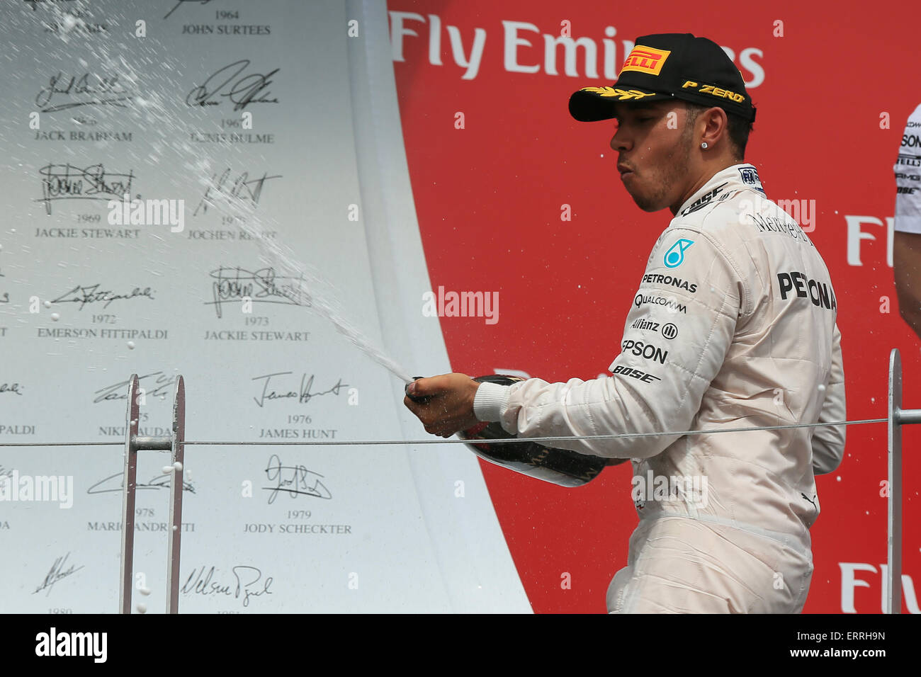 Lewis hamilton 2015 canada hi-res stock photography and images - Alamy