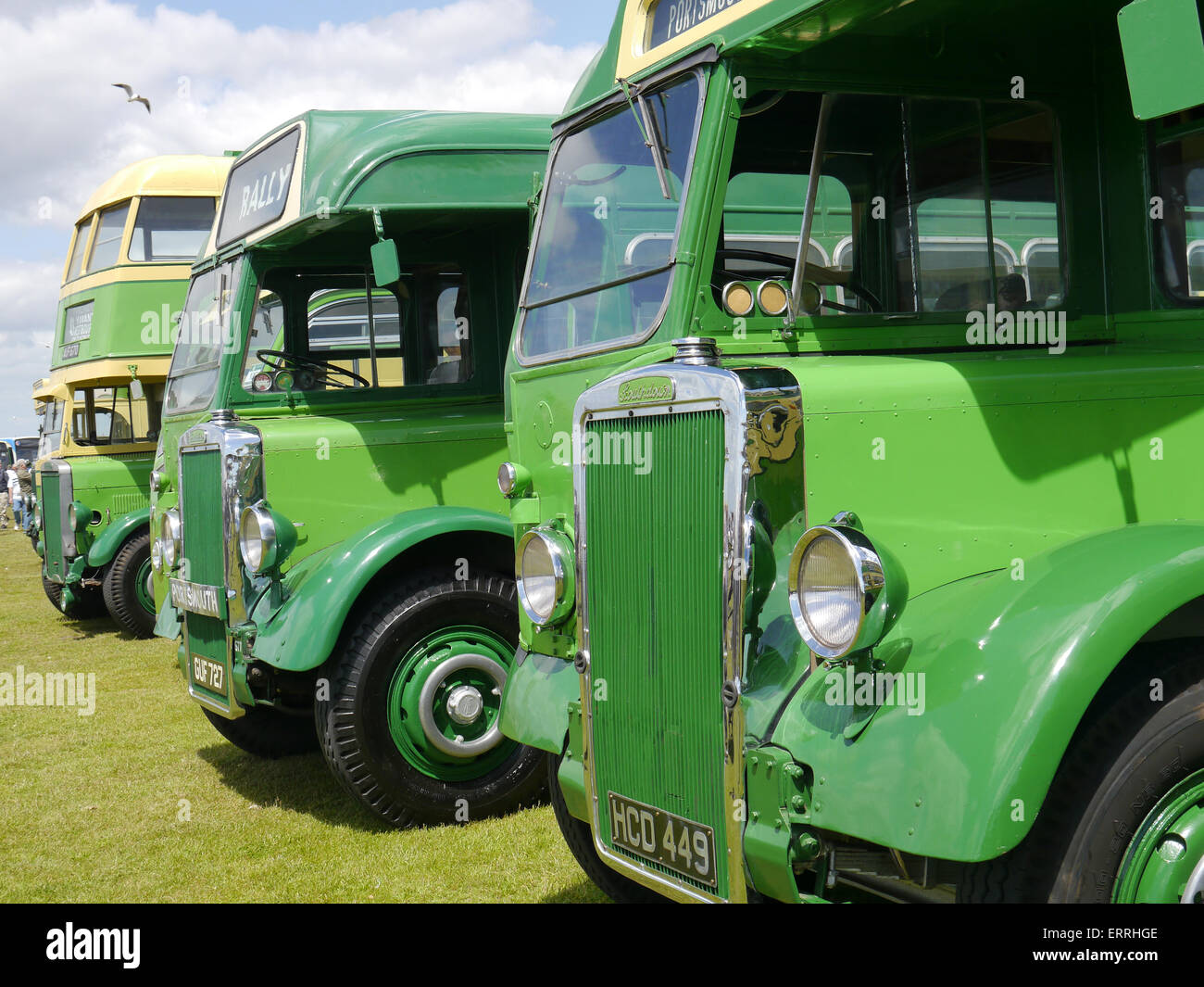 Historic vintage southdown bus hi-res stock photography and images - Alamy