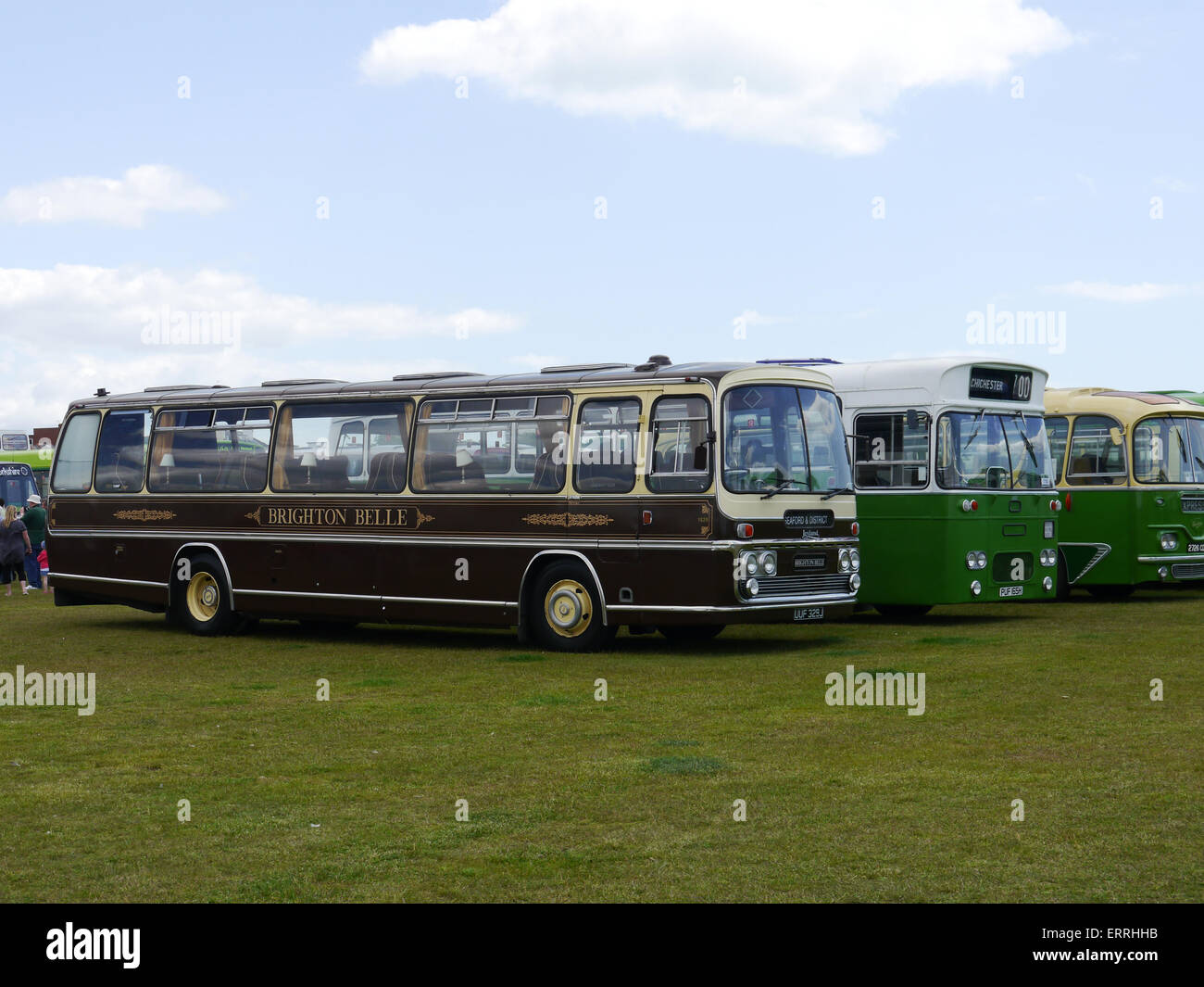 two Leyland Leopards one in Southdown livery the other in Brighton ...
