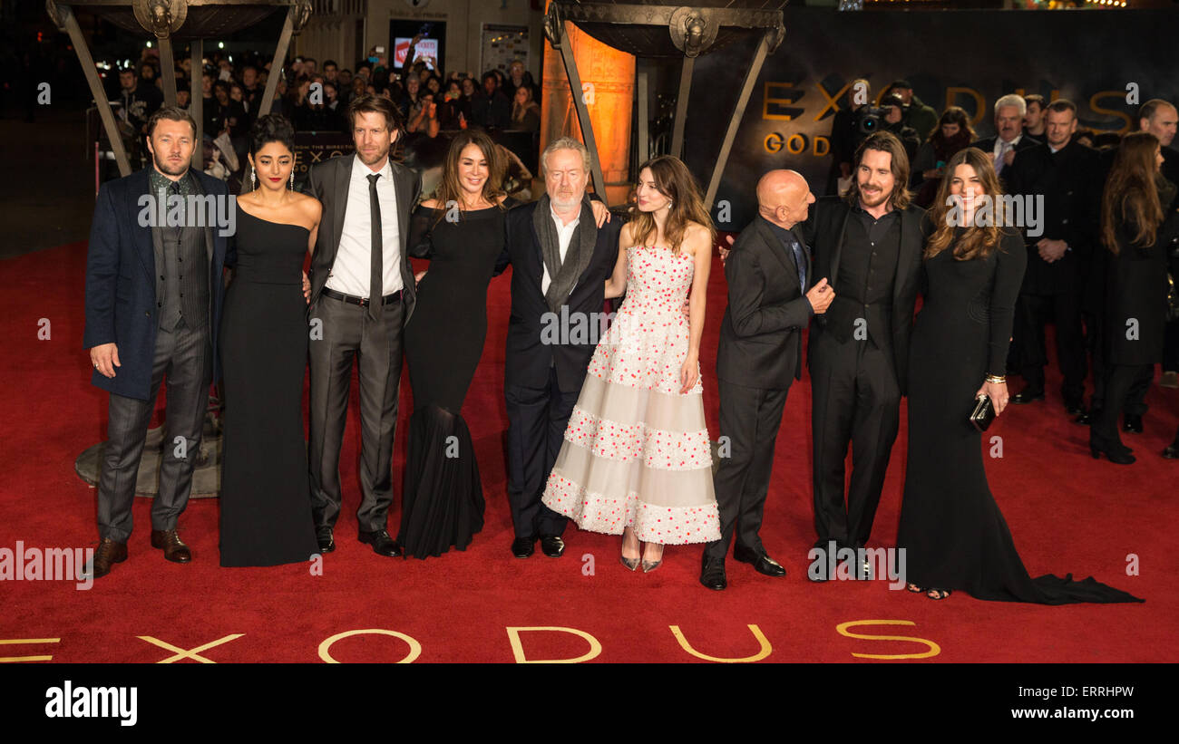 UK premiere of 'Exodus: Gods and Kings' held at the Odeon Leicester ...