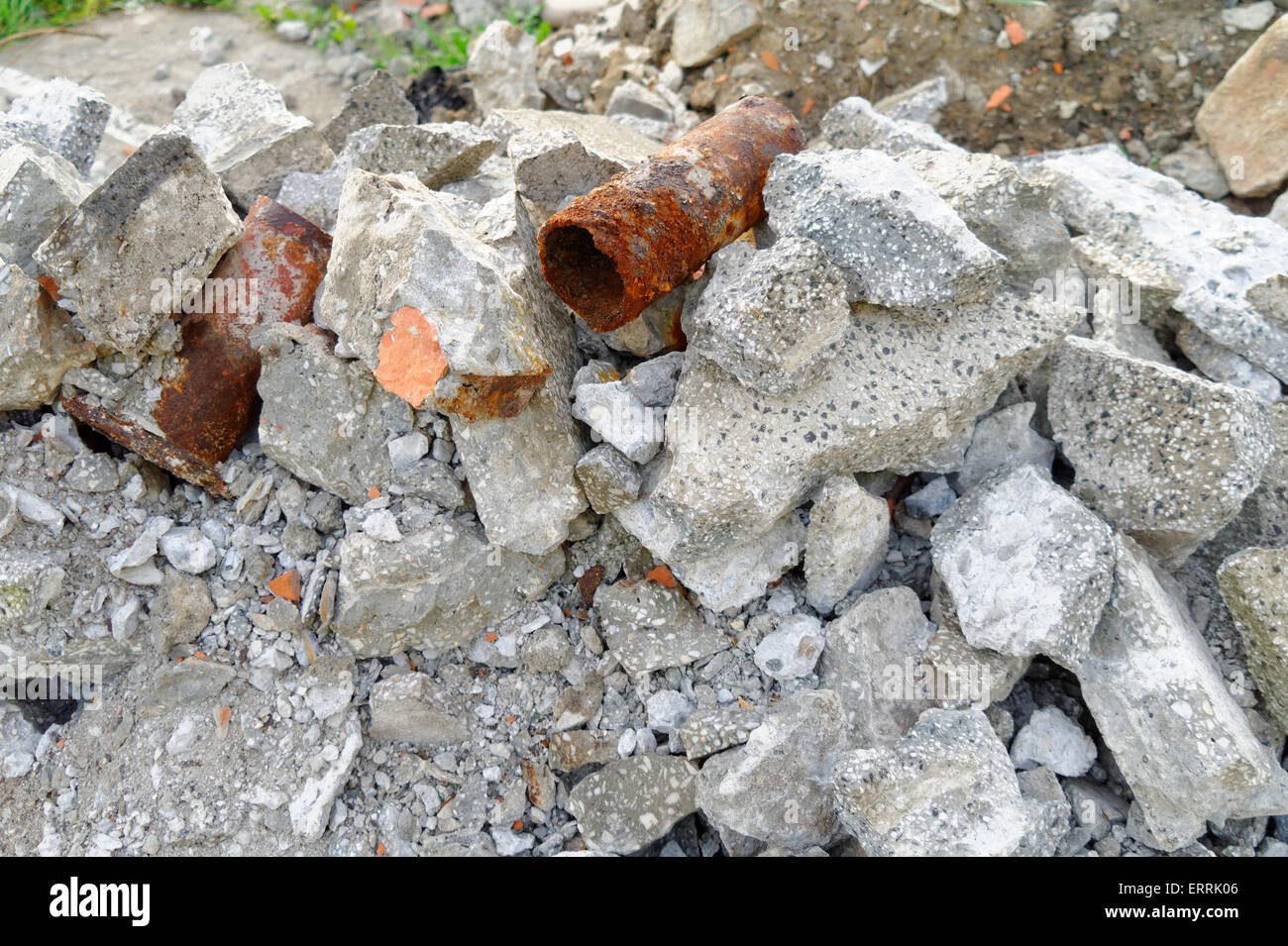 Cement concrete rubble hi-res stock photography and images - Alamy