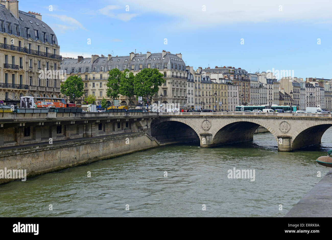 Scene along the Seine River, Paris, France Stock Photo - Alamy