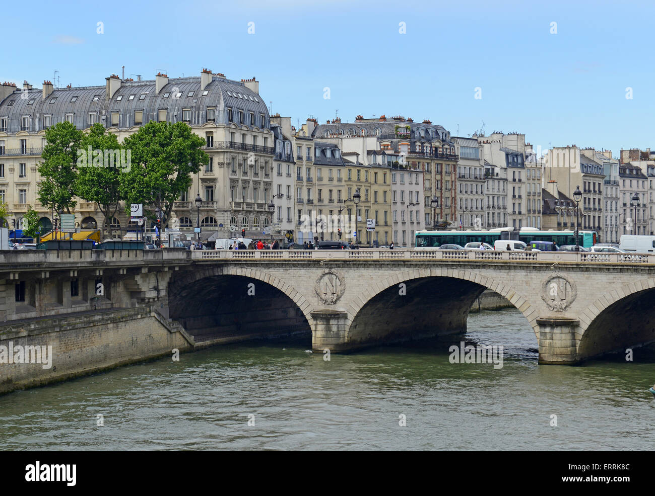Scene along the Seine River, Paris, France Stock Photo - Alamy