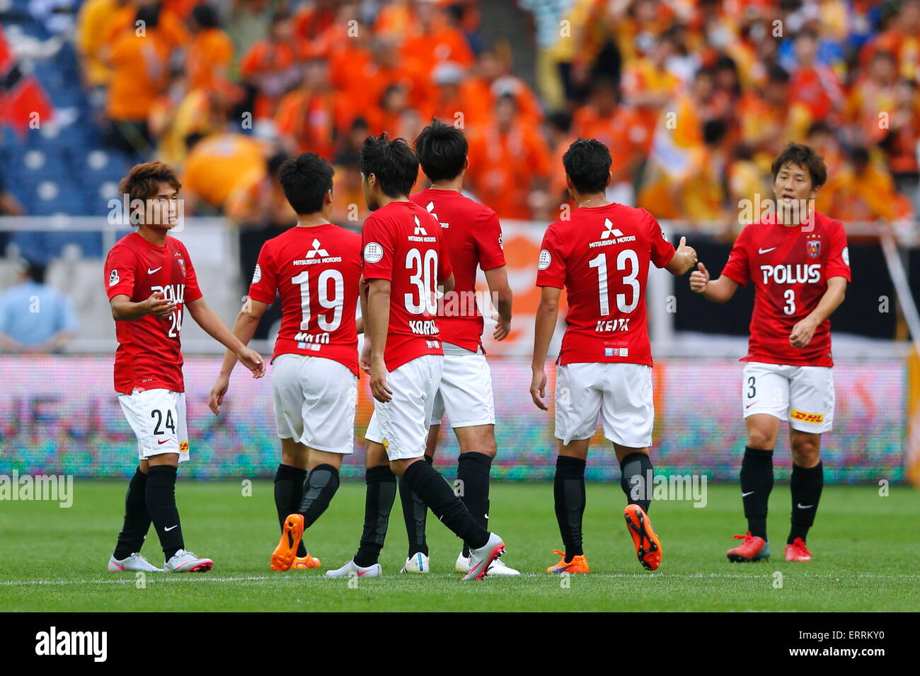 Saitama, Japan. 7th June, 2015. Urawa Reds team group Football/Soccer ...