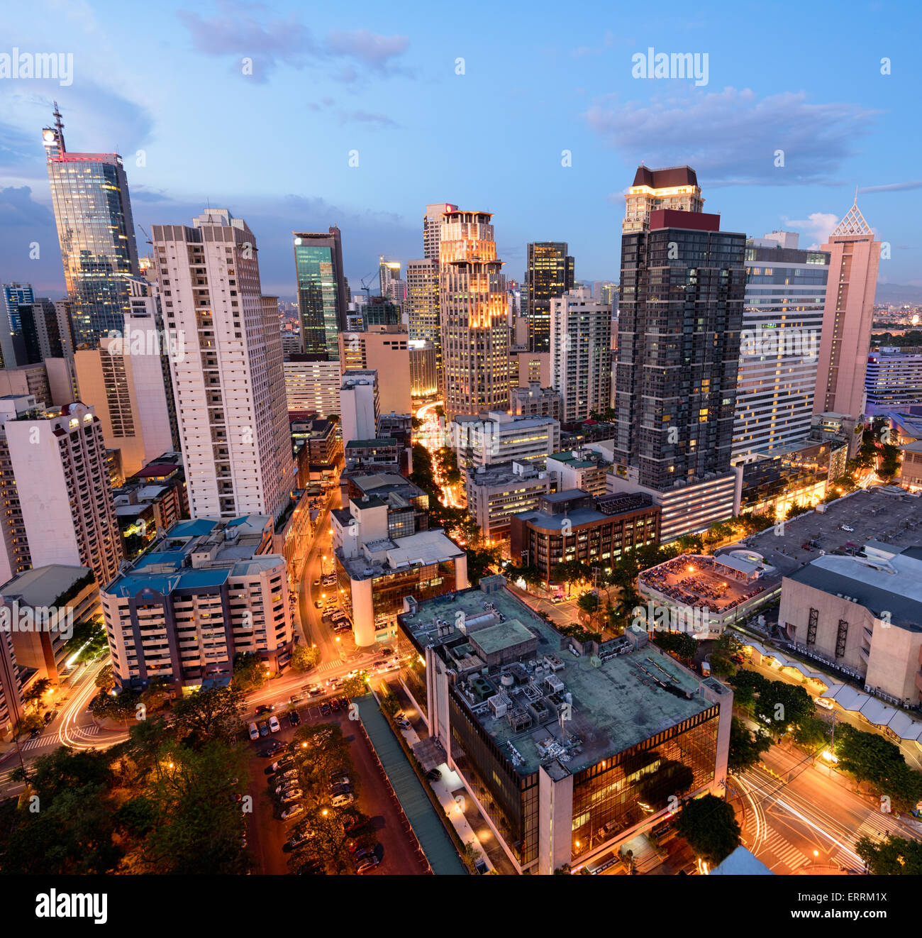 Makati night hi-res stock photography and images - Alamy