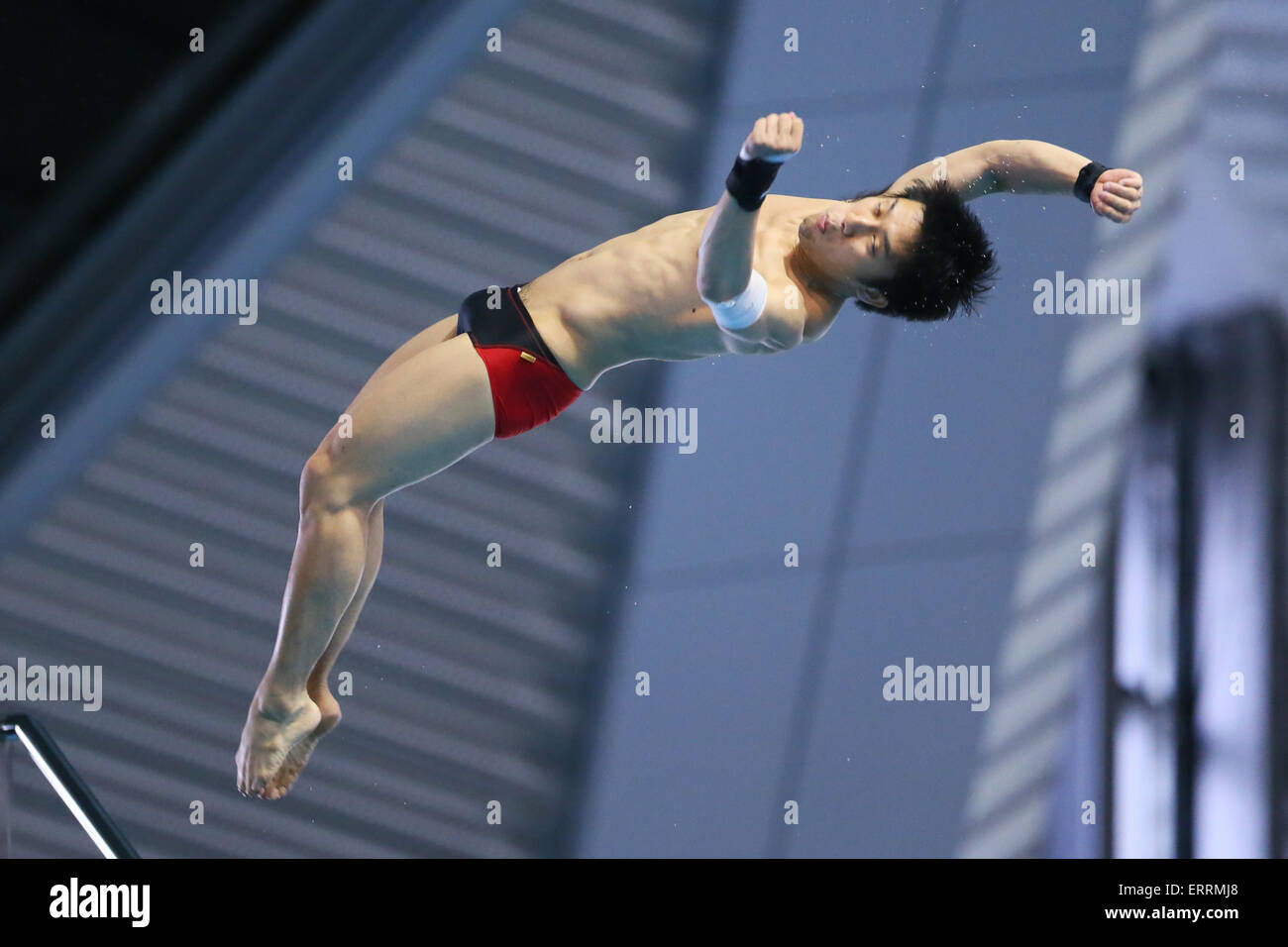 Tatsumi International Swimming Pool, Tokyo, Japan. 7th June, 2015. Yu ...