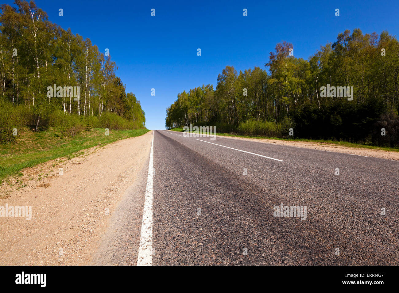 the asphalted road Stock Photo - Alamy