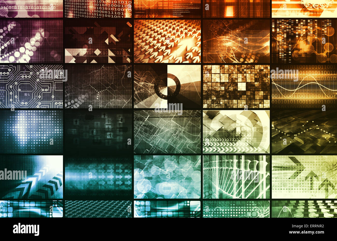 Biology Cells and Modern Medical Technology as Art Stock Photo - Alamy