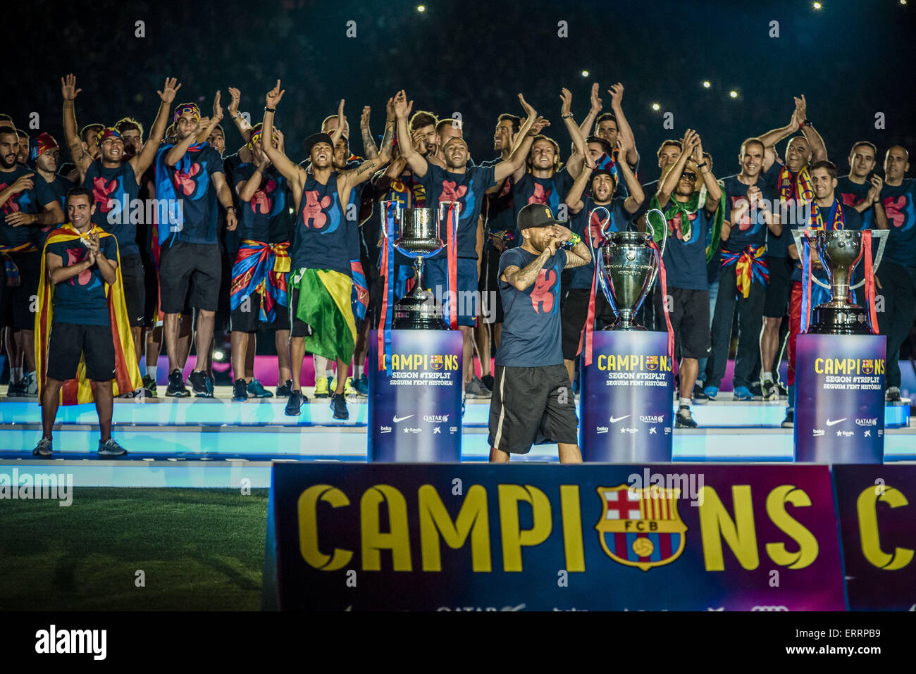 Barcelona, Catalonia, Spain. 7th June, 2015. FC Barcelona's forward ...
