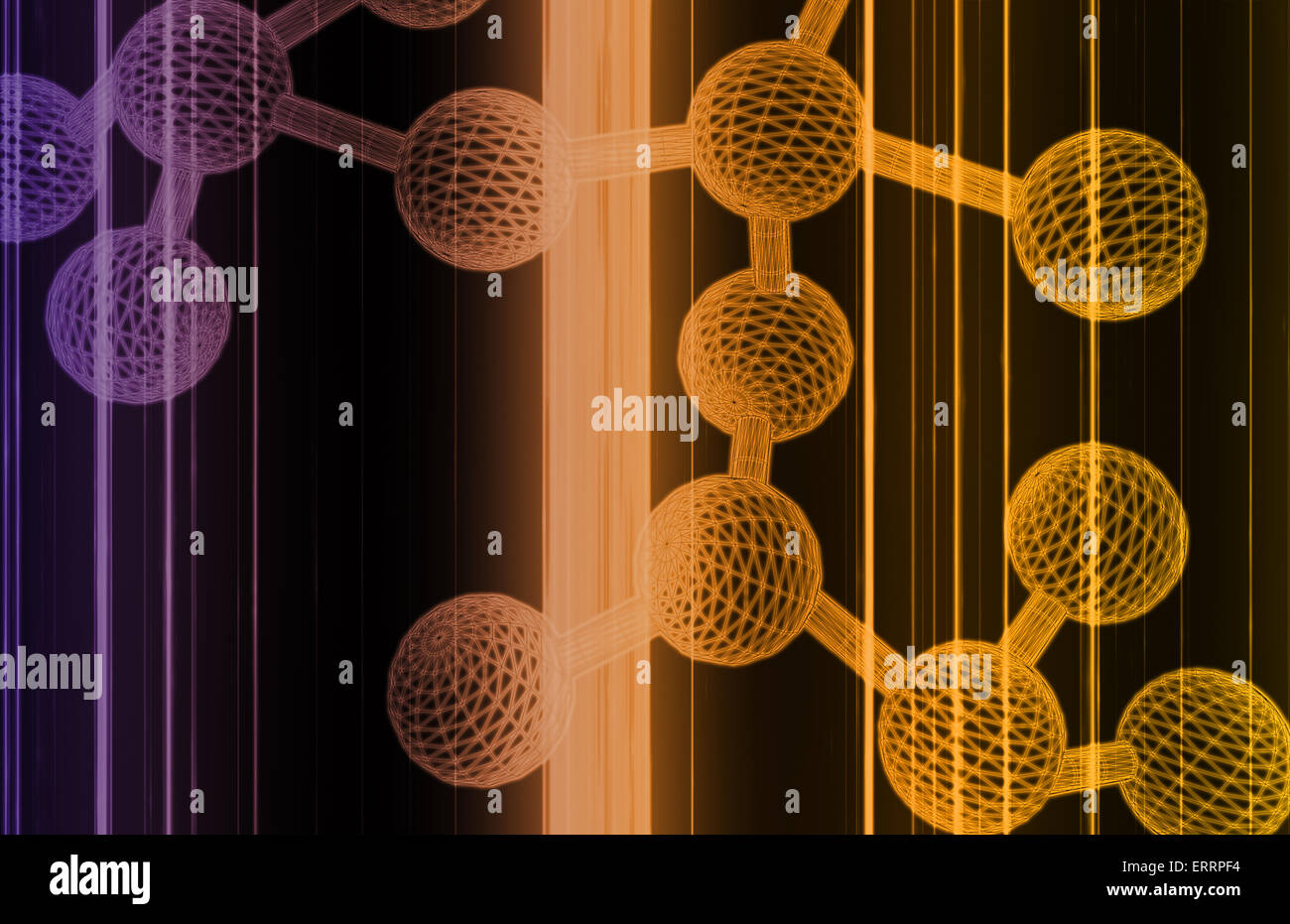 Science Background with a Atom Cell Structure Stock Photo - Alamy