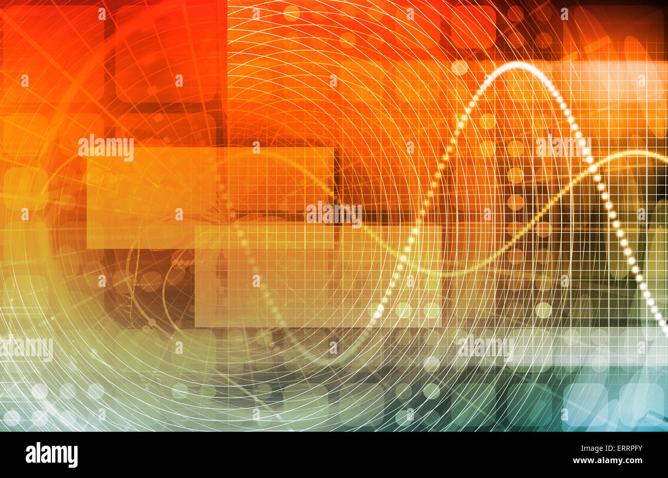 Futuristic Interface Business Graph and Chart Art Stock Photo - Alamy