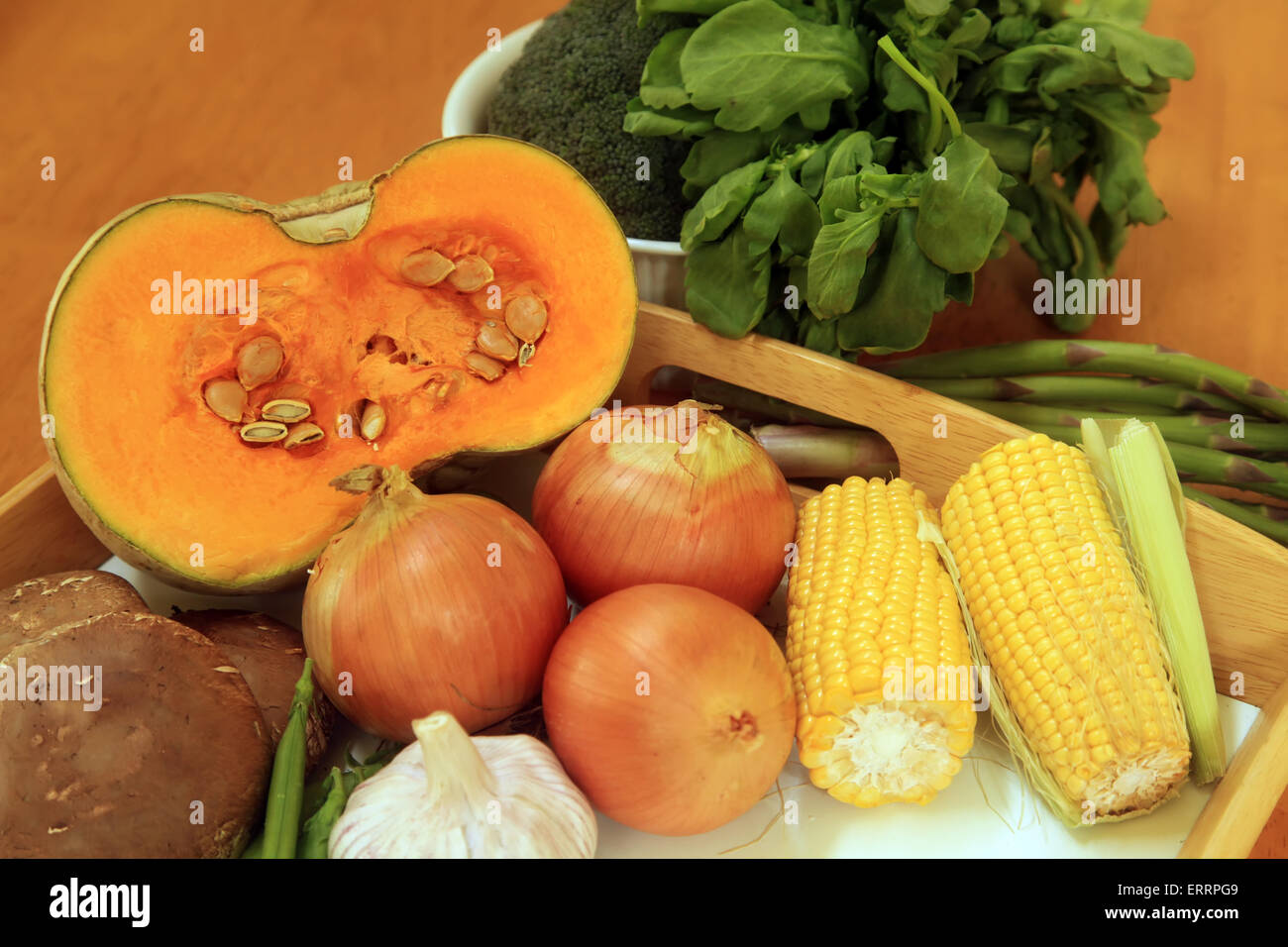 Fresh Ingredients Produce for Cooking Meals Set Stock Photo - Alamy