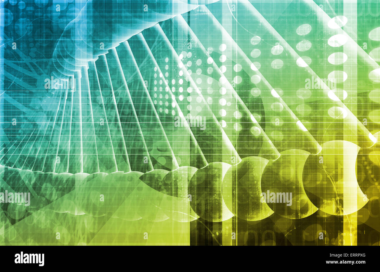 Science Background with a Atom Cell Structure Stock Photo - Alamy