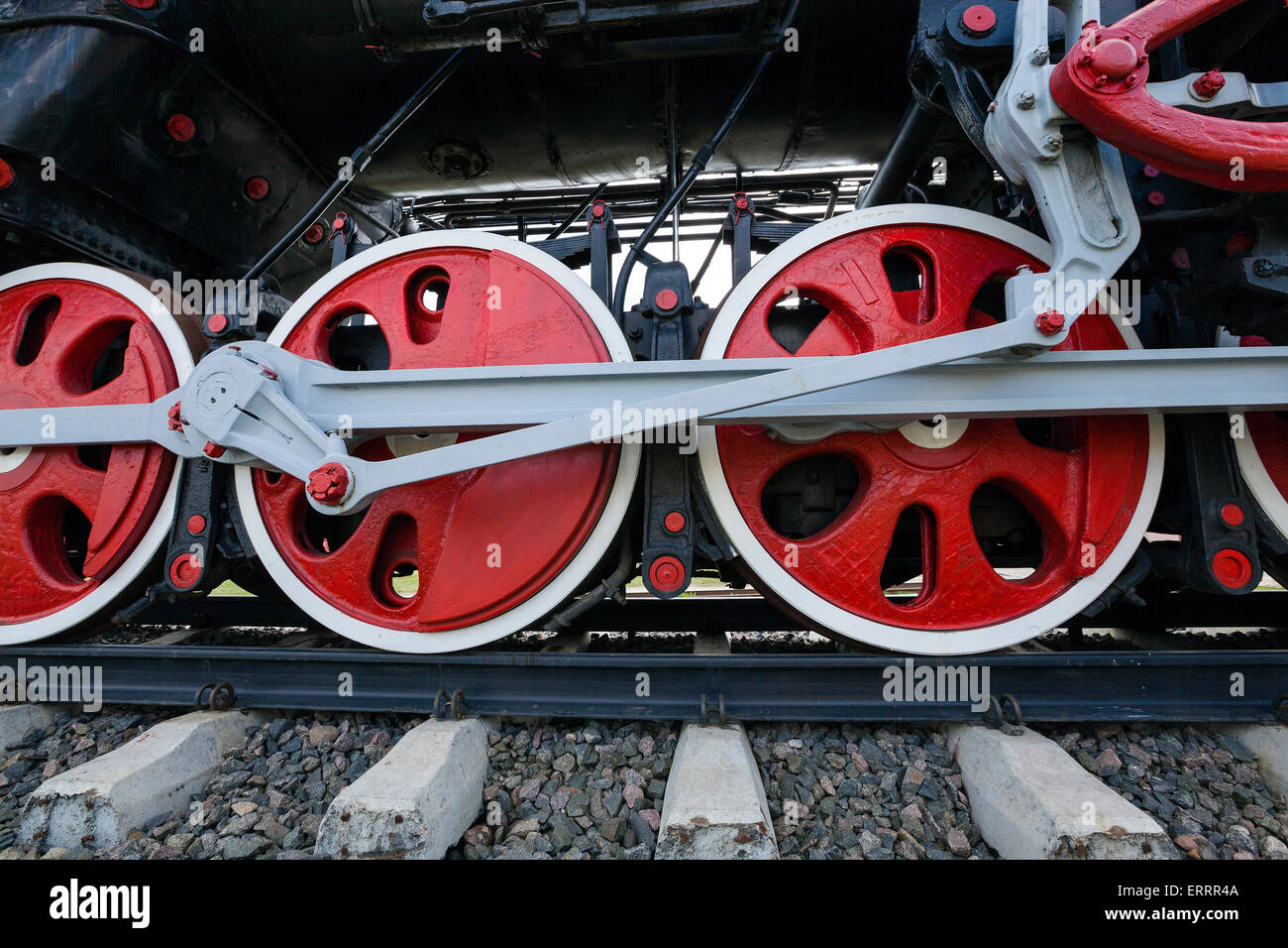 wheels of the old train Stock Photo - Alamy