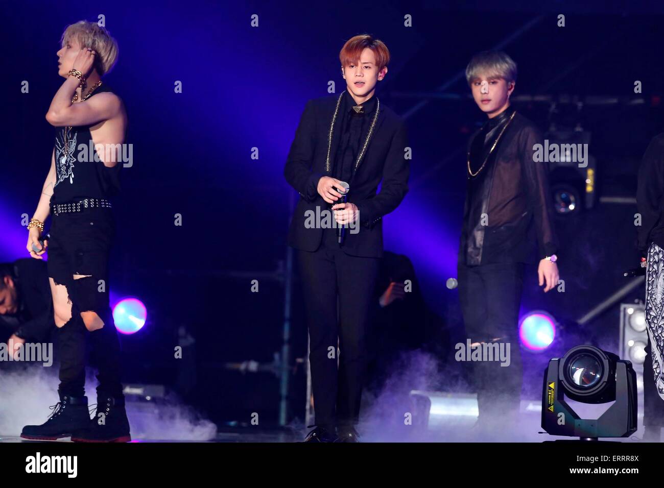 Taipei, Taiwan, China. 6th June, 2015. Korea idol group BEAST world ...