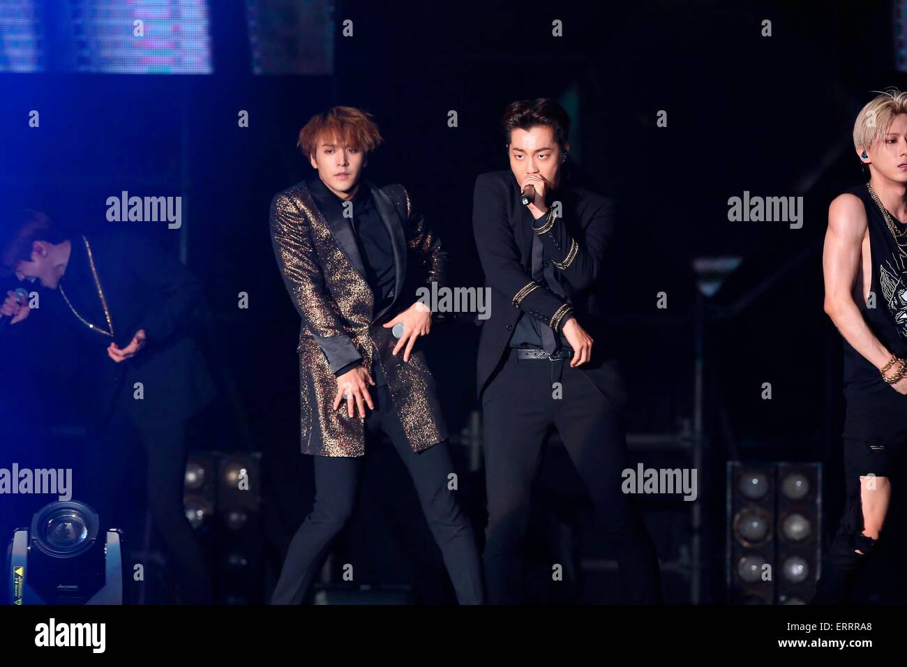 Taipei, Taiwan, China. 6th June, 2015. Korea idol group BEAST world ...