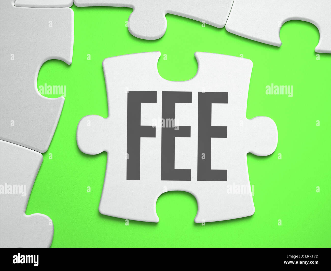 Fee - Jigsaw Puzzle with Missing Pieces Stock Photo - Alamy