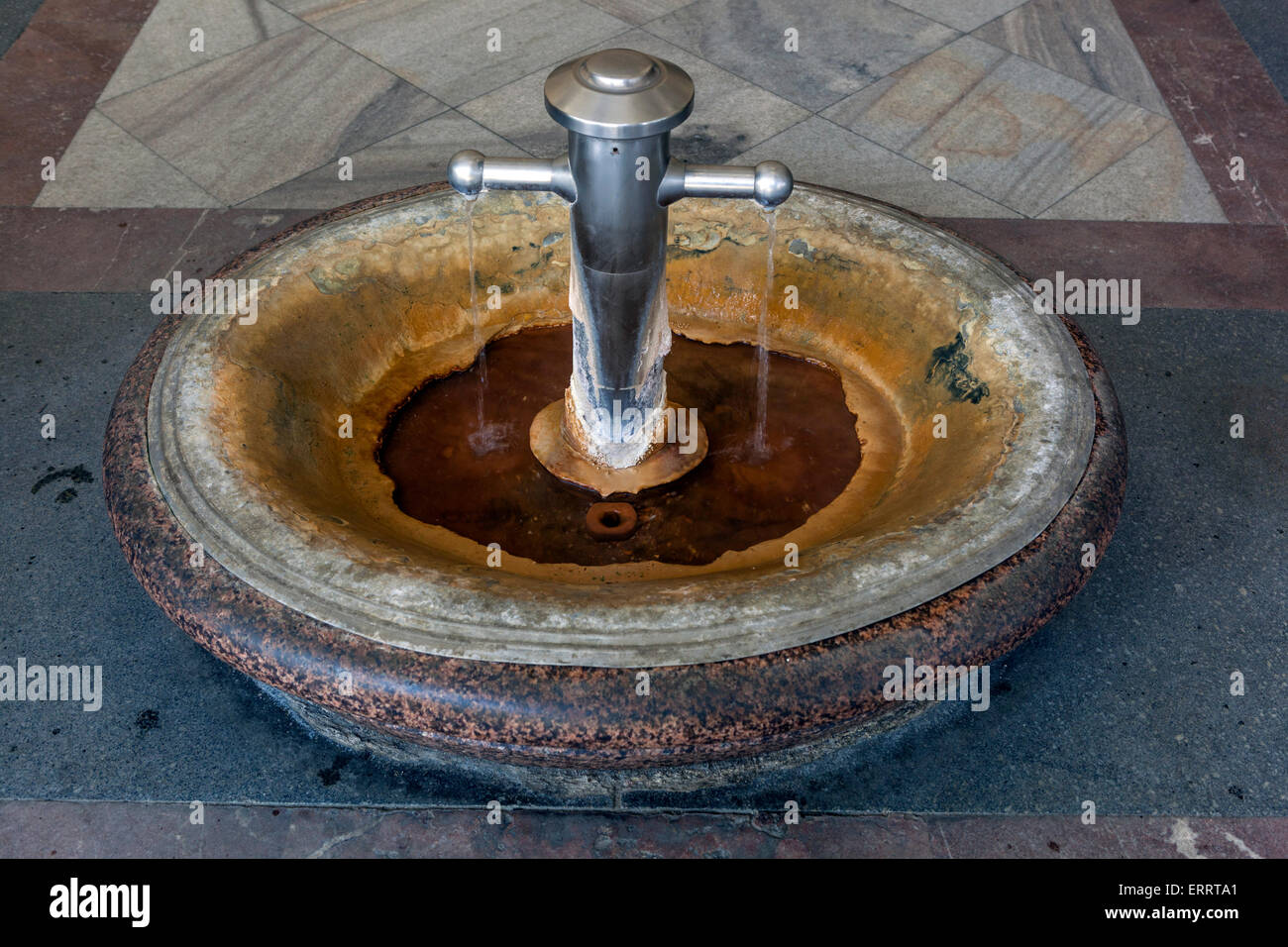 Karlovy Vary Hot spring water Czech Republic Stock Photo - Alamy