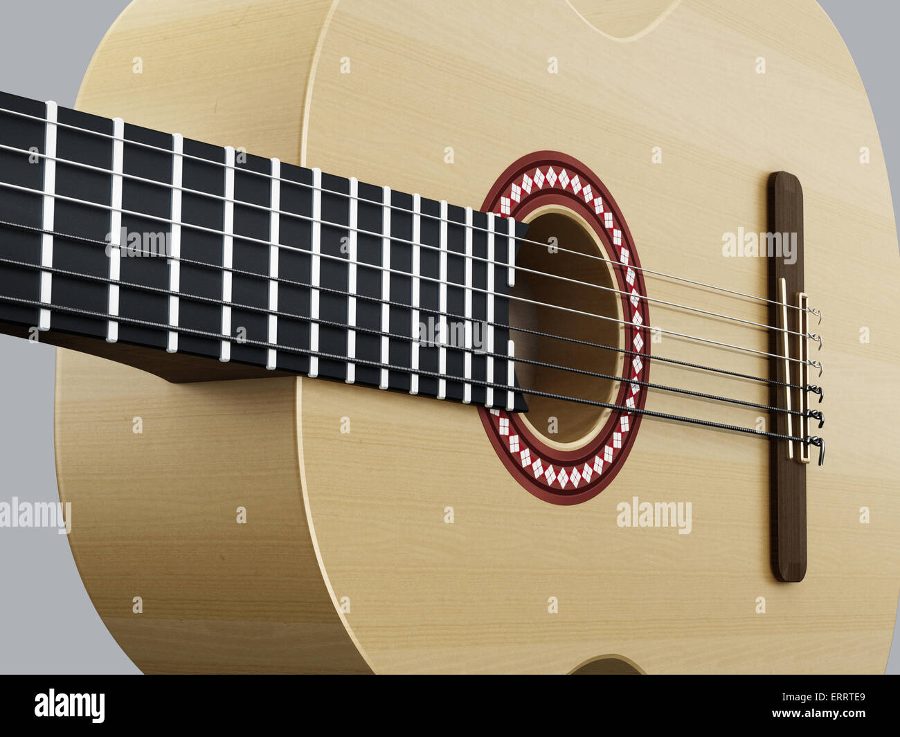 Accoustic guitar detail horizontal version Stock Photo - Alamy