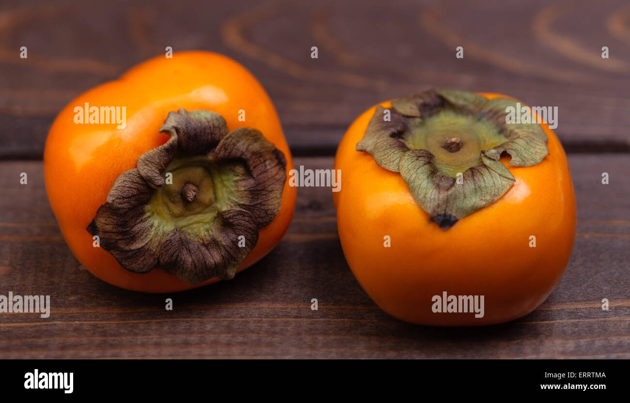 Close up of persimmons hi-res stock photography and images - Alamy
