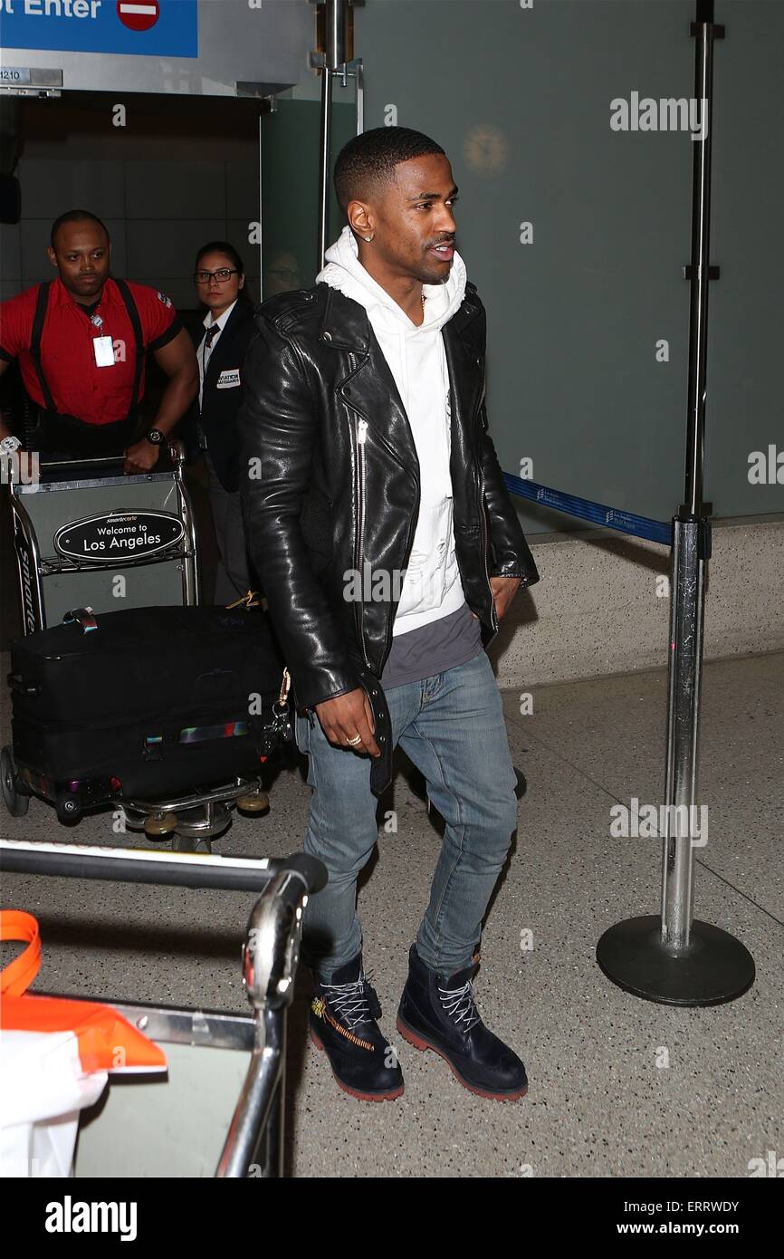 Big Sean arrives LAX airport in Los Angeles Featuring: Big Sean Where ...