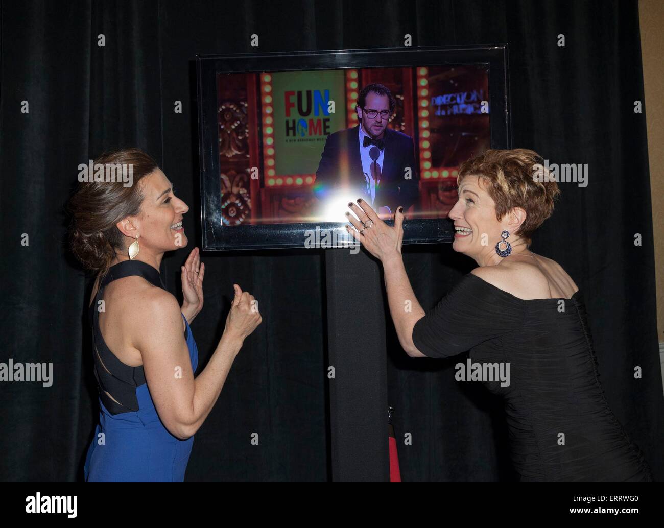 New York, NY, USA. 7th June, 2015. Jeanine Tesori, Lisa Kron in the ...