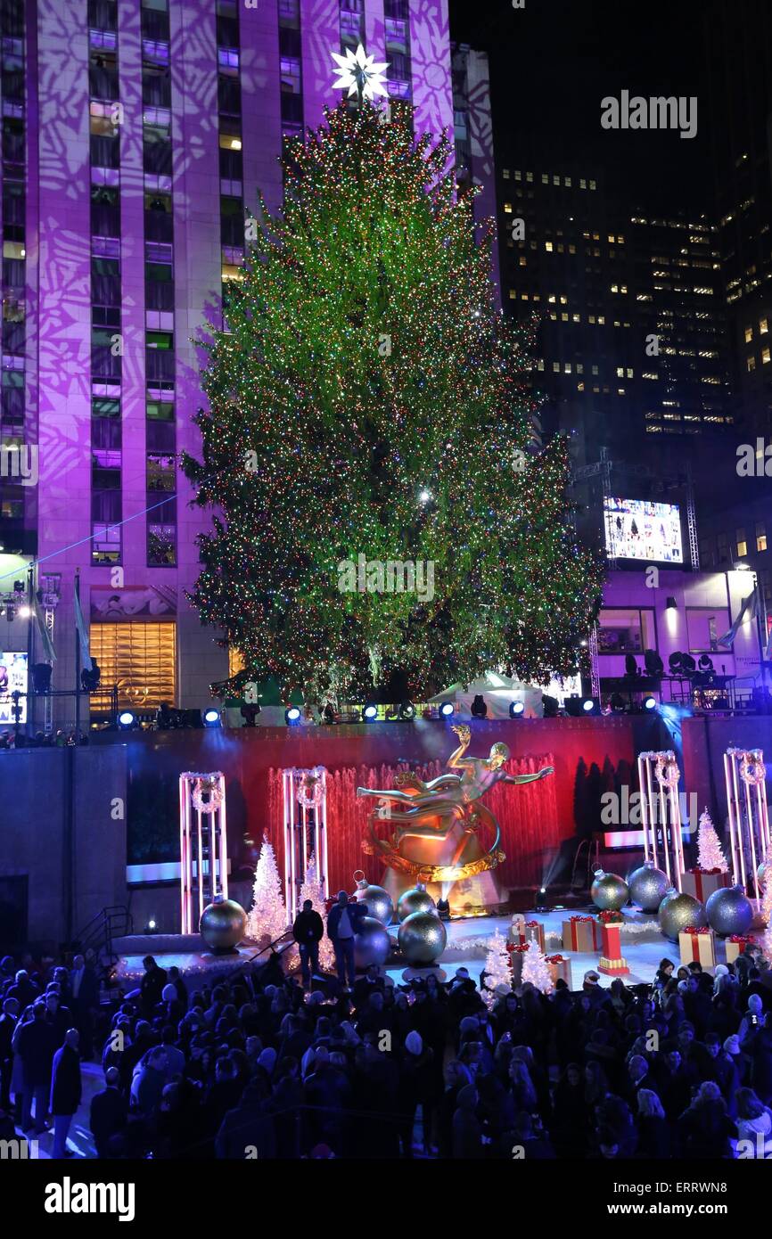 The 82nd annual Rockefeller Christmas Tree Lighting Ceremony at ...