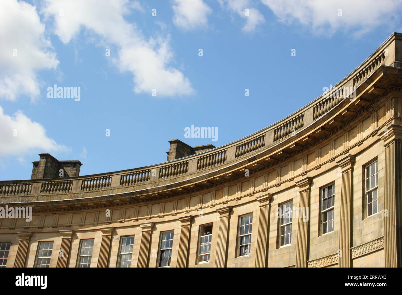 The Crescent; a grade I listed building in Buxton, Derbyshire, England ...