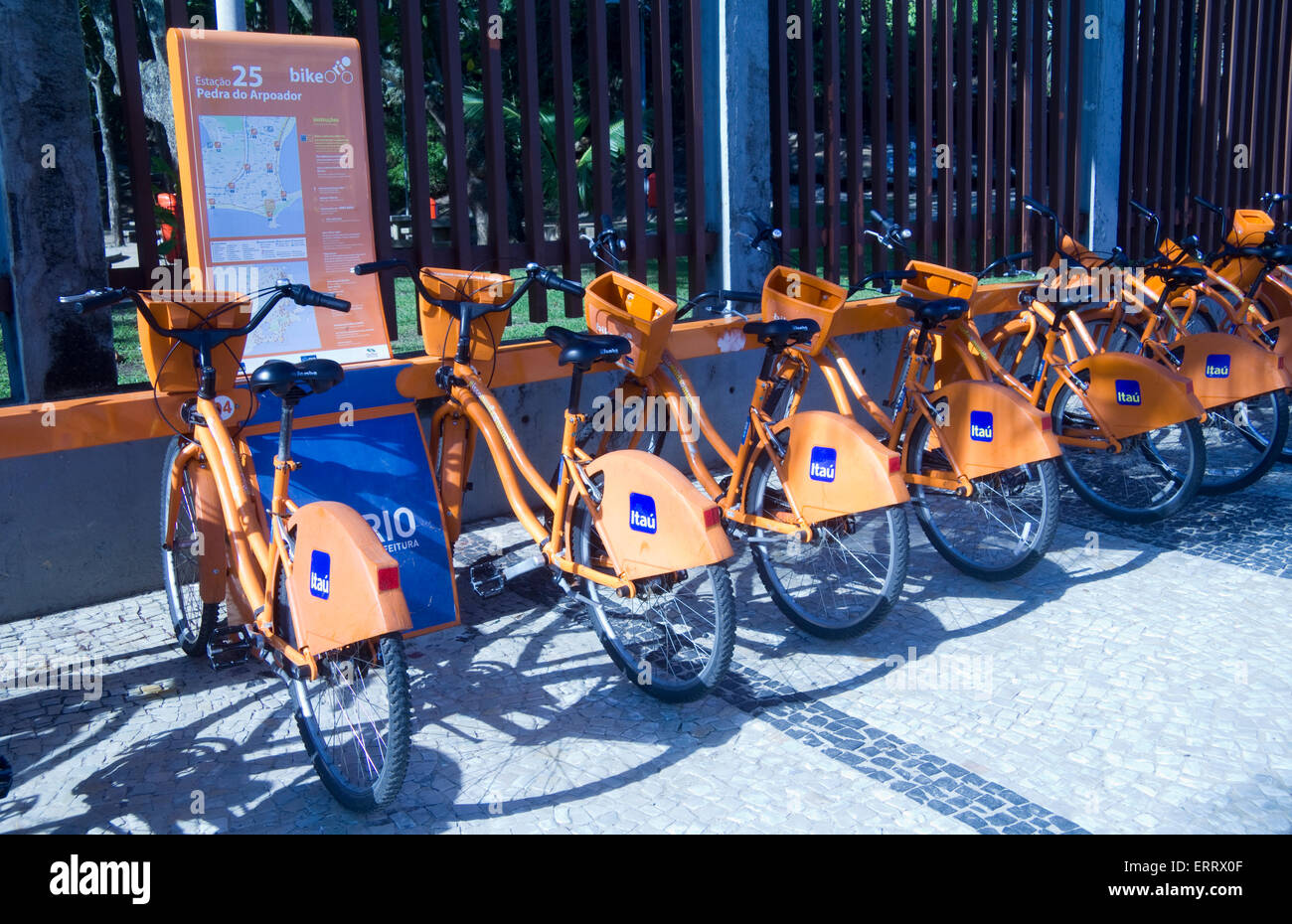 Bicycles Rio de Janeiro Brazil Stock Photo - Alamy