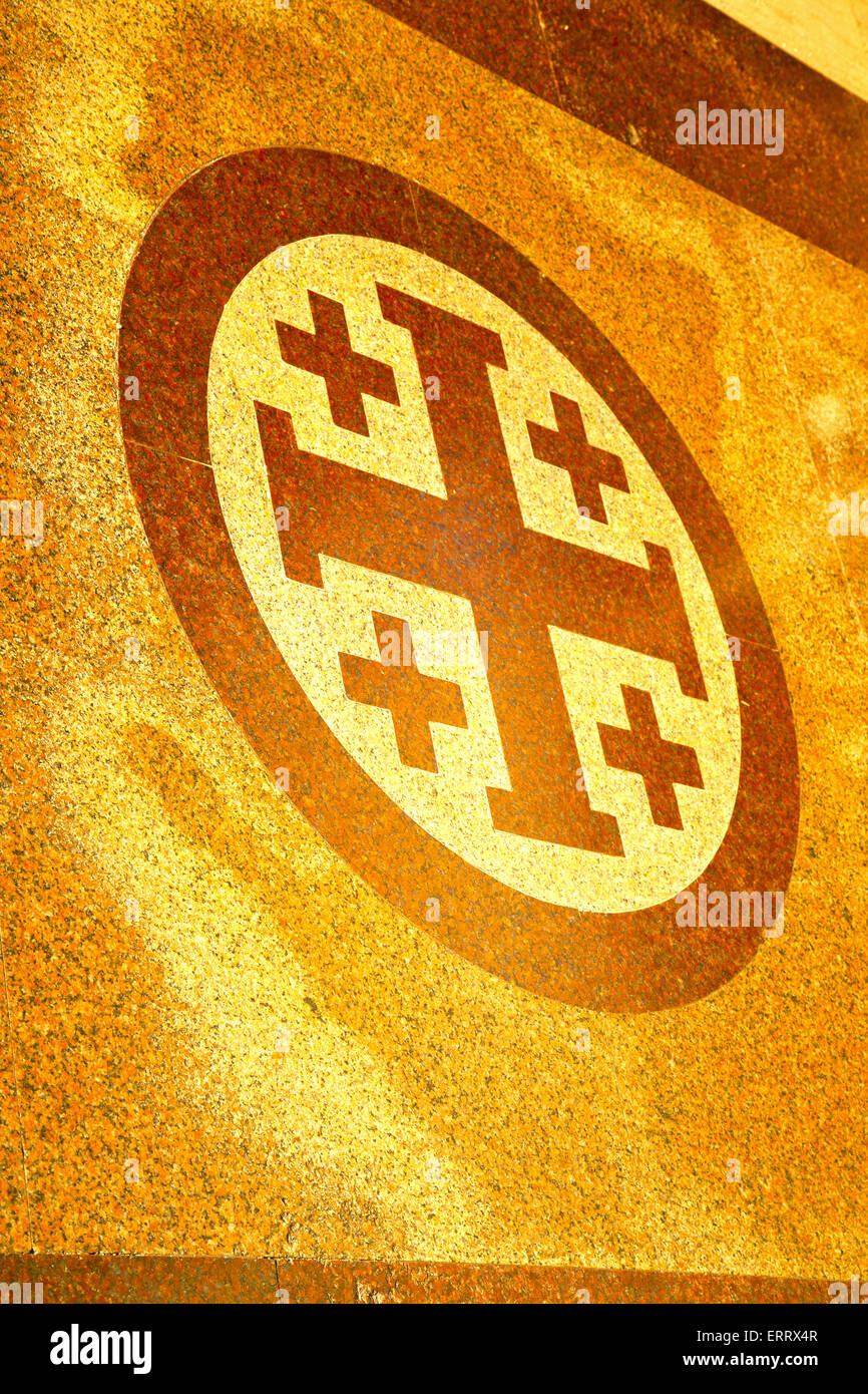 milan old in italy church concrete wall brick the abstract background ...