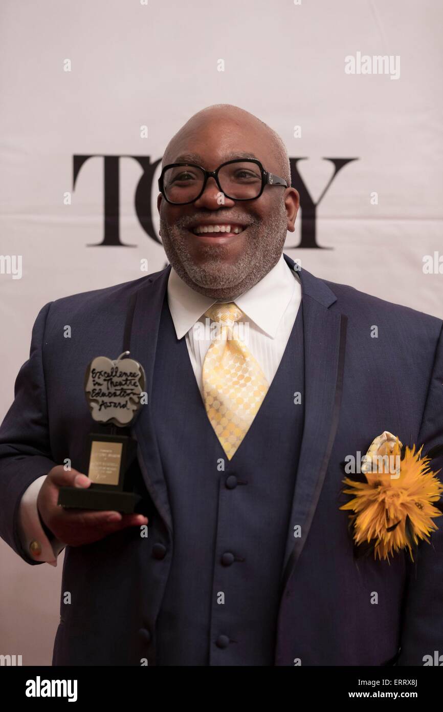 New York, NY, USA. 7th June, 2015. Corey Mitchell in the press room for ...