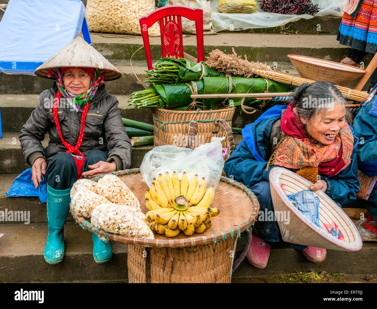 Vietnam, Bac Ha Market Stock Photo - Alamy