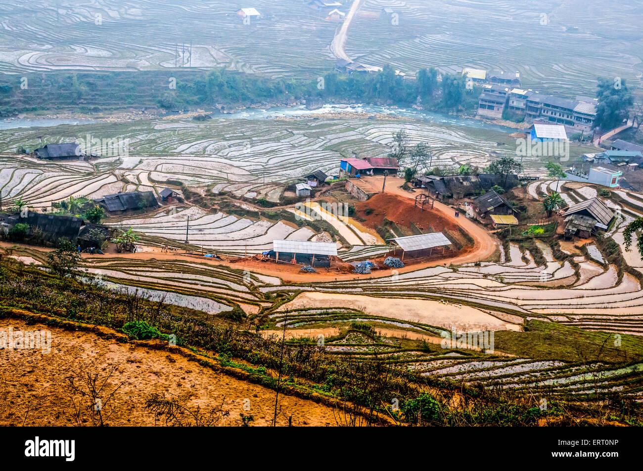 Hmong village and rice field hi-res stock photography and images - Alamy