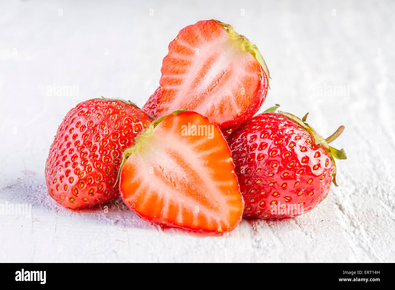 Vitamin dessert fresh strawberries hi-res stock photography and images - Alamy