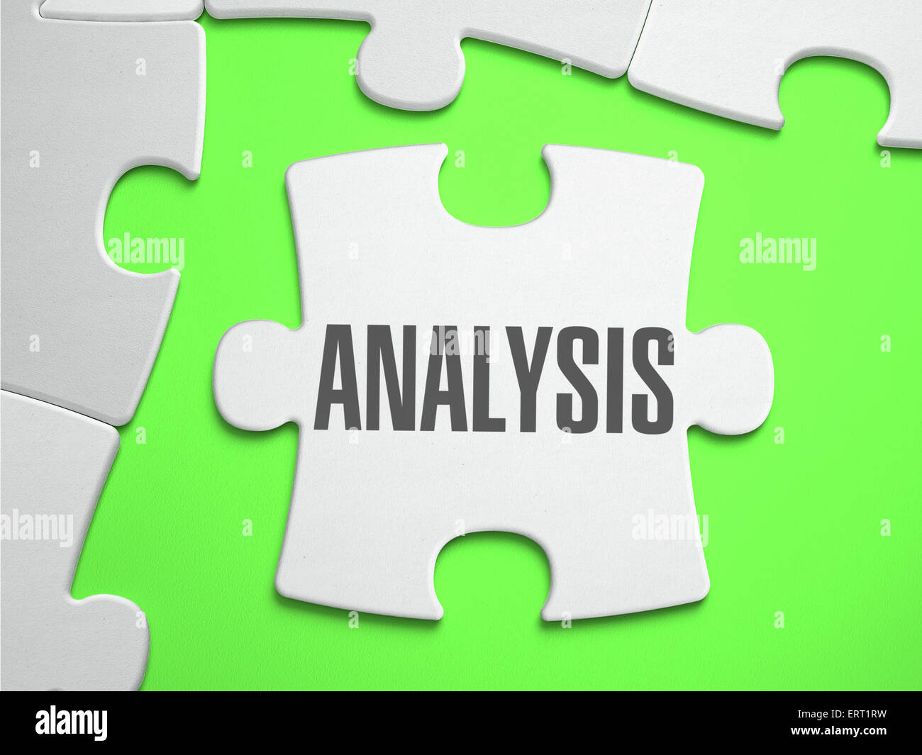Analysis - Jigsaw Puzzle with Missing Pieces Stock Photo - Alamy
