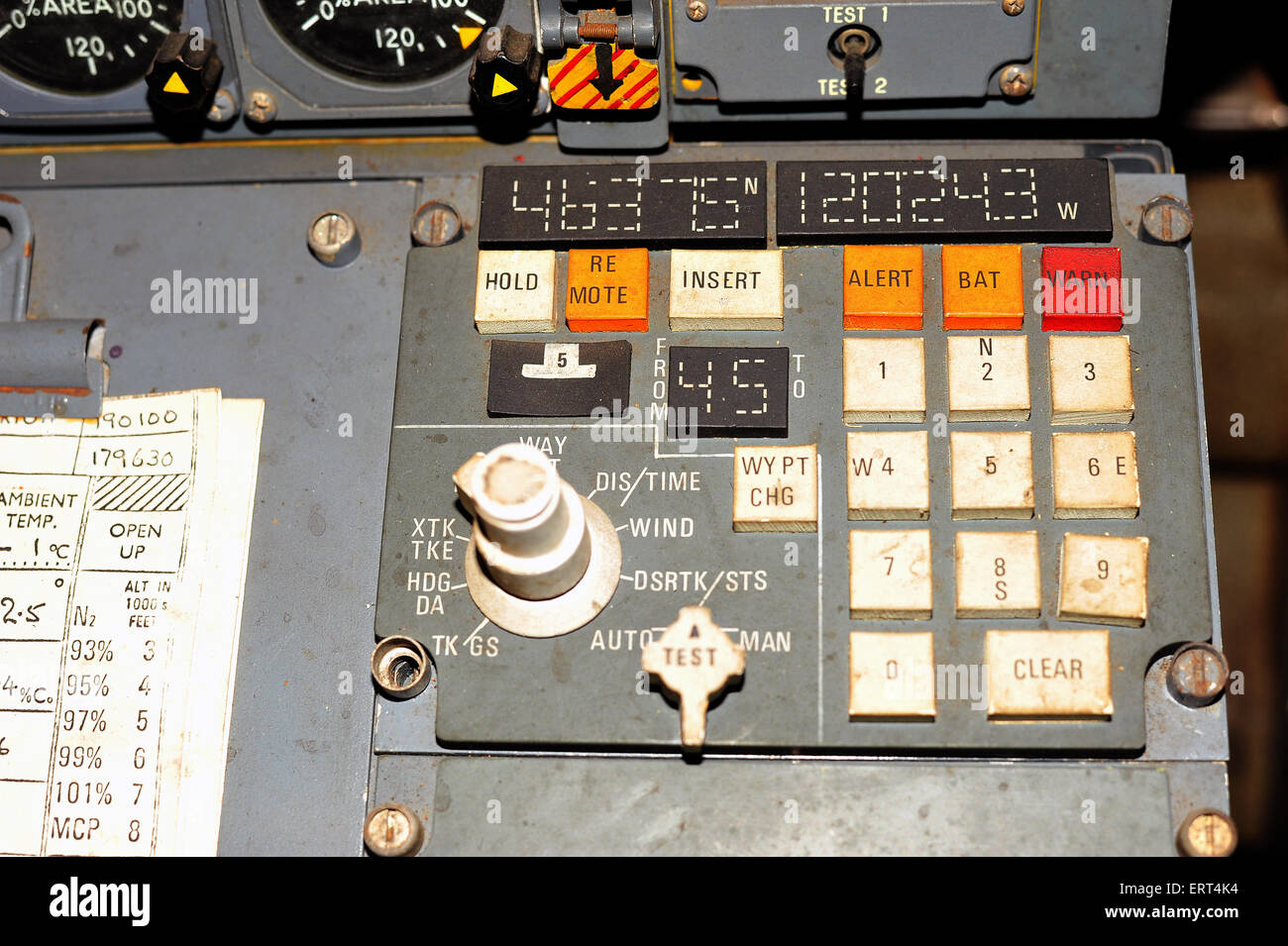 Concorde cockpit hi-res stock photography and images - Alamy