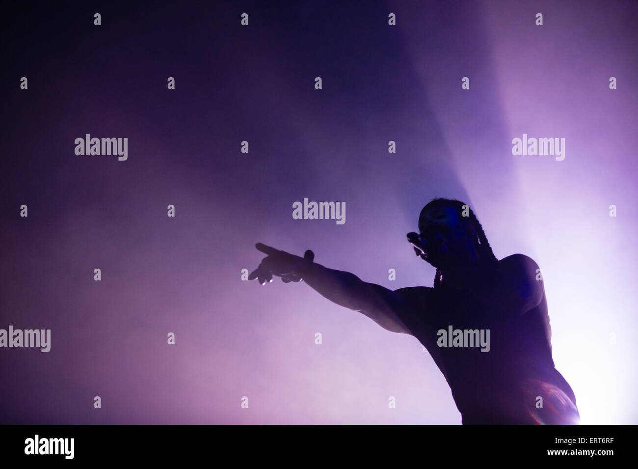 Singer Keith Palmer a.k.a. Maxim Reality of British band 'The prodigy ...