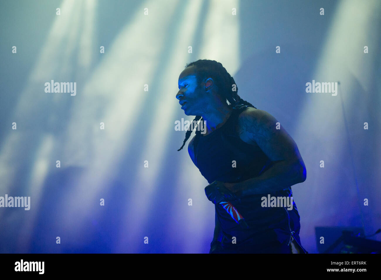 Singer Keith Palmer a.k.a. Maxim Reality of British band 'The prodigy ...