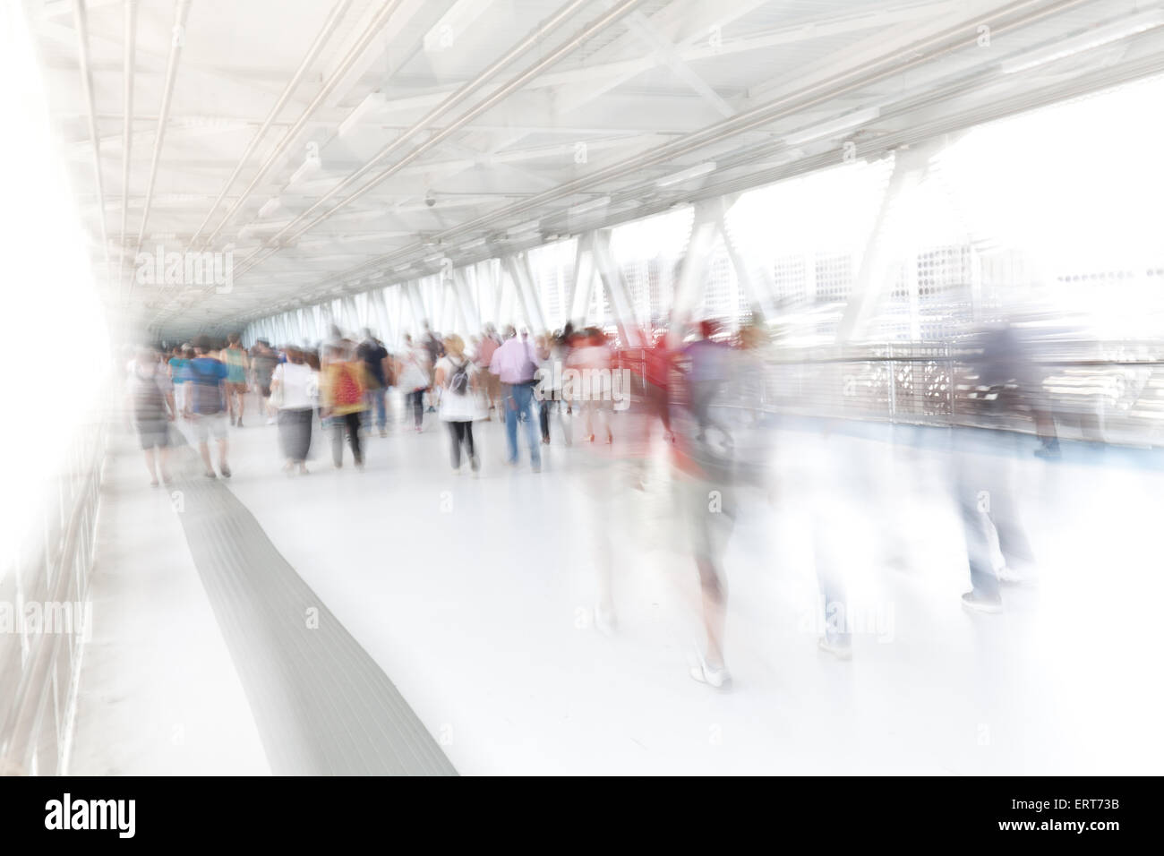 people moving artistic blurred image Stock Photo - Alamy