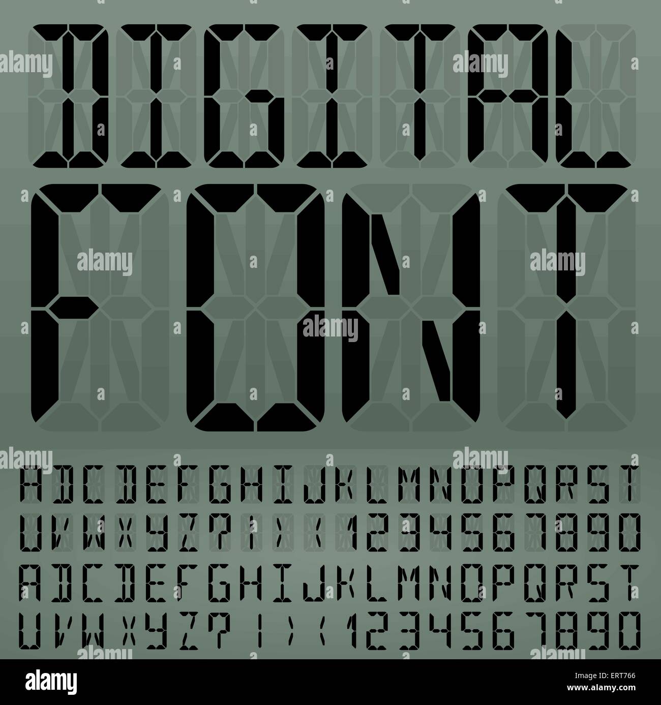 Crystal font hi-res stock photography and images - Alamy