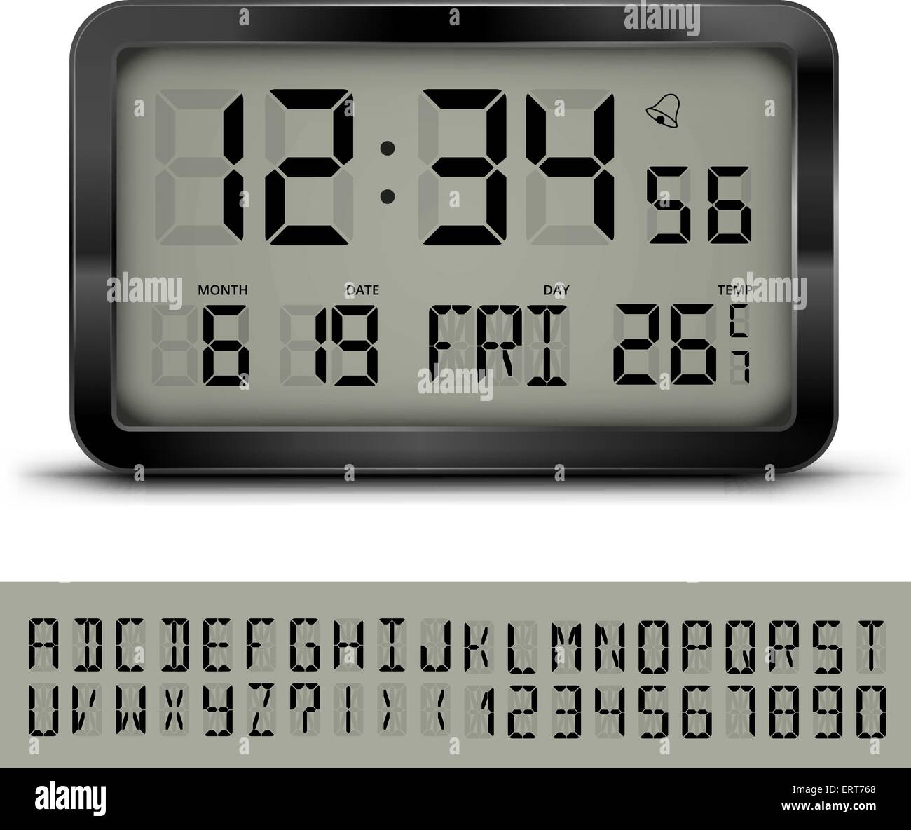 Number font hi-res stock photography and images - Alamy